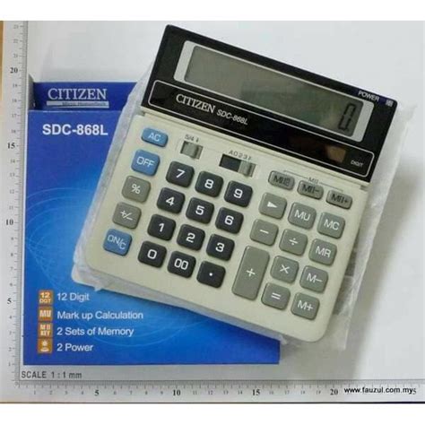Jual KALKULATOR CITIZEN SDC-868L | Shopee Indonesia