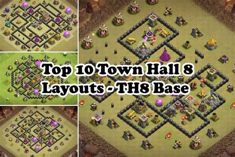 Top Town Hall Layouts TH Base Clash Of Clans