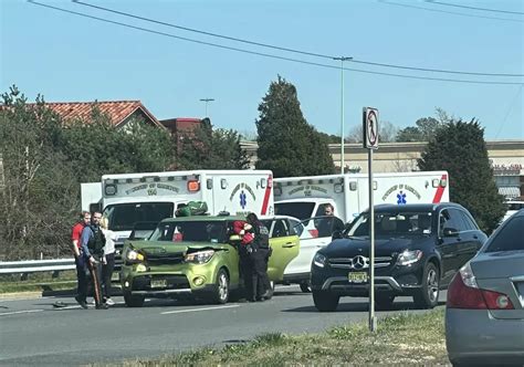 Multiple Car Crash In Mays Landing Nj Ambulances On The Scene