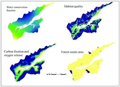 Spatial Distribution Of Ecological Service Generating Areas Download