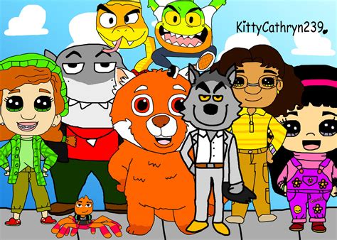 Turning Red And The Bad Guys By Kittycathryn239 On Deviantart