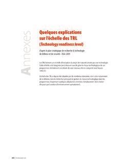 Quelques explications nnees sur léchelle des TRL quelques