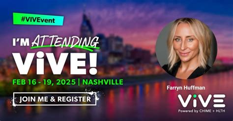 Vivevent Digitalhealth Healthit Meetmeatvive Farryn Huffman