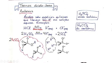 Teoria ácido Base De Arrhenius Youtube