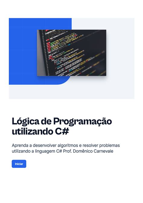 Logica De Programacao Utilizando C Lógica De Programação Utilizando