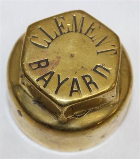 Clement Bayard Motor Car Co Brass Automobile Threaded Hubcap Auction