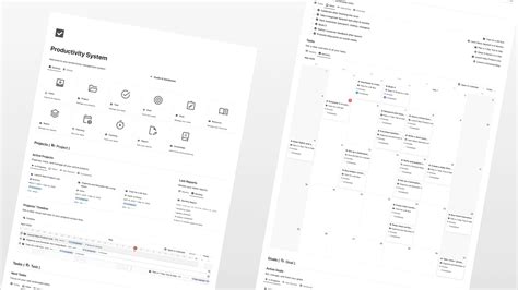 Notion Productivity System Productivity Template