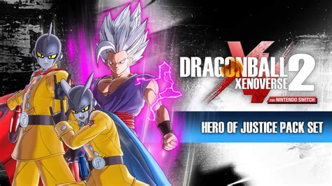 DRAGON BALL XENOVERSE 2 HERO OF JUSTICE Pack Set Para Nintendo Switch
