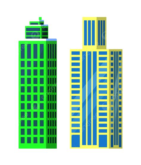 在白色背景上隔離的一組城市建築圖標 商務業務 圖標 扁平的向量圖案素材免費下載，png，eps和ai素材下載 Pngtree