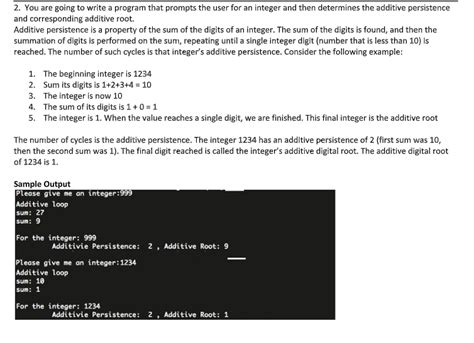 Solved You Are Going To Write A Program That Prompts The Chegg