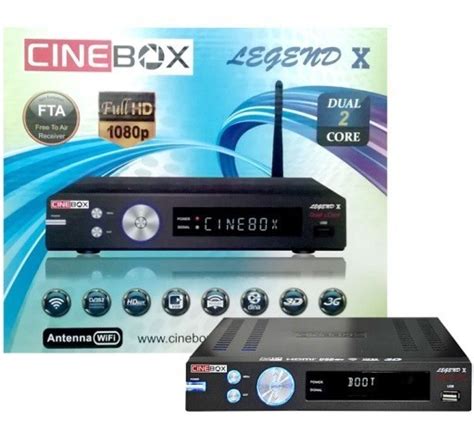 Receptor Digital Cinebox Legend X HD LojasParaguai Br