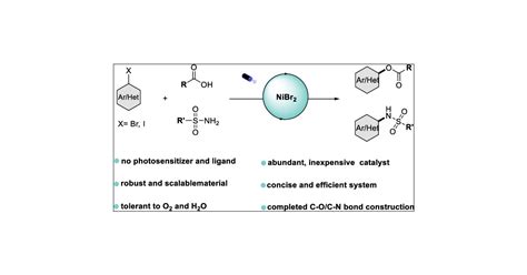 Light Promoted Nickel Catalyzed CO CN Coupling Of Aryl Halides With Carboxylic Acids And