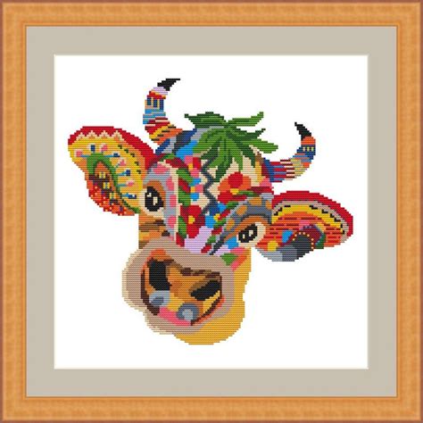 COW CROSS STITCH Pattern Etsy