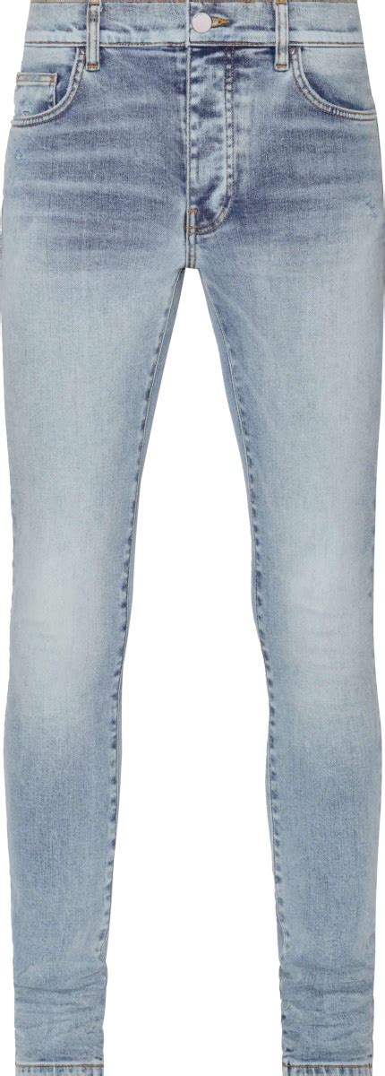 Amiri Stone Indigo Stack Jeans Inc Style