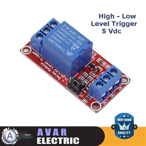 Jual Relay Module Ch Channel V Dc Hi Lo High Low Level Trigger Arduino Di Seller Algorista