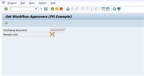 sap abap central workflow purchase order requisition approvers simulation