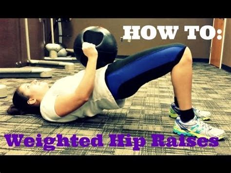 How To Weighted Hip Raises Youtube