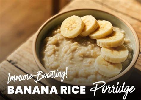 Simple Banana Rice Porridge For A Happy Morning