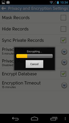 DejaOffice 2 2 New Feature Full Database Encryption