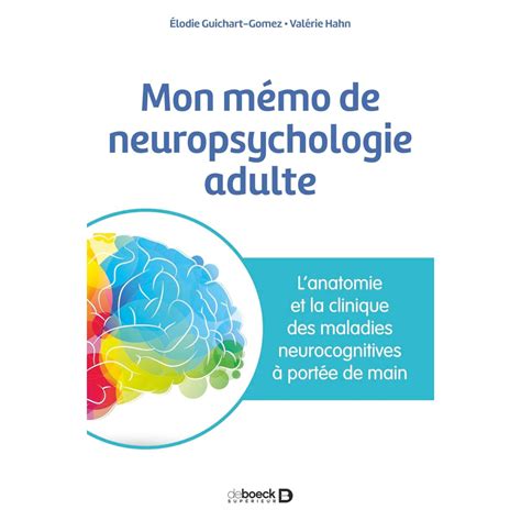 Mon Mémo De Neuropsychologie Adulte Lanatomie Et La Clinique Des