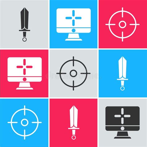 Sword Monitor Stock Illustrations 373 Sword Monitor Stock