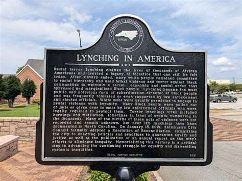 Lynching In America Historical Marker Updated July 2025 207 N