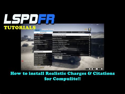 How To Install Compulite For Lspdfr Tutorial Gta V Compulite Charges