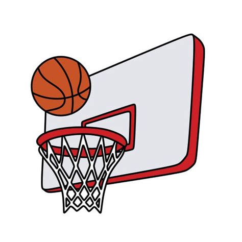 Dessin Panier De Basket Etape7