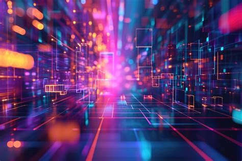 Premium Photo Abstract High Tech Background