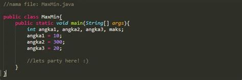 Program Java 2 Mencari Angka Terbesar