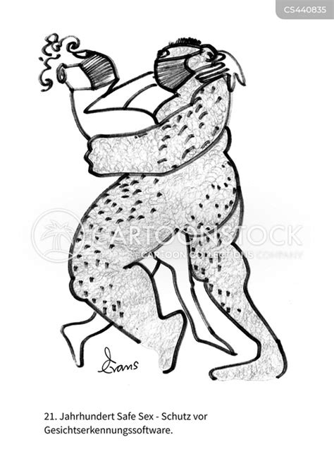 Cartoons Und Karikaturen Mit Sicherer Sex