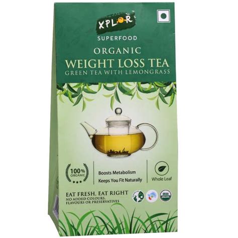 Buy Xplor Organic Weight Loss Tea Green Tea With Lemongrass 75 G In