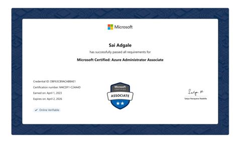 Azure Azurecloud Microsoftazure Learning Az104 Renewed Sai Adgale 17 Comments