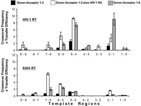 Distribution Of Primer Terminus Transfers Normalized To The Transfer Download Scientific