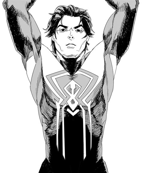 Miguel Ohara And Spider Man Marvel And 3 More Drawn By Xyanaid