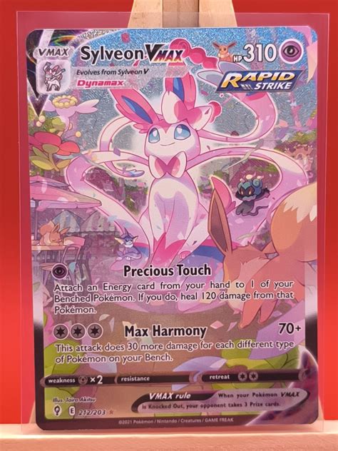 Pokemon Eevee Sylveon Card