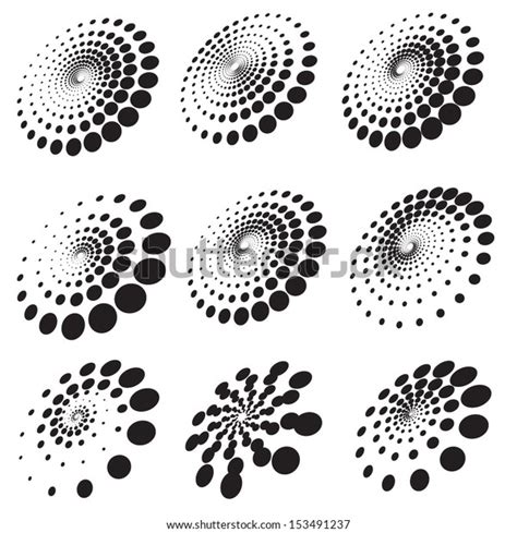 Dot Set Vector Design Element Stock Vector Royalty Free Shutterstock