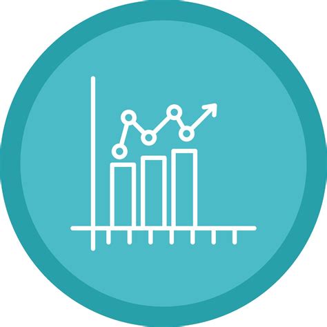 Bar Chart Line Multi Circle Icon 44122887 Vector Art At Vecteezy