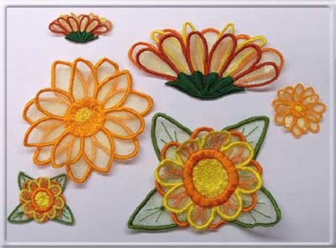 Embroidery Flowers 3d At Katherine Roosa Blog
