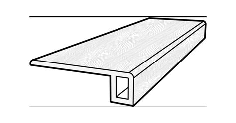Coretec Bt6nc 12263 Ct Scratchless 94 Long Vinyl Glue Down End Cap