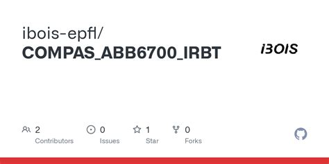 Github Ibois Epflcompasabb6700irbt