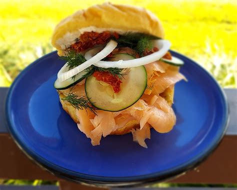 Smoked Salmon Sandwich Fast Simple And Good