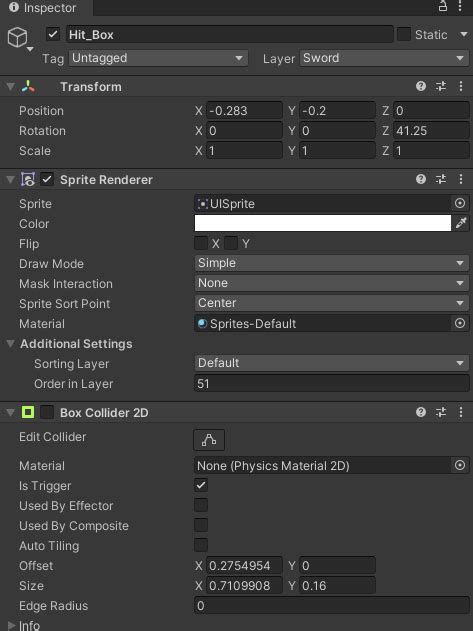 Creating A Hitbox In Unity I Have All Of The Attack Animations Set