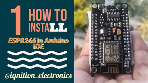 How To Install ESP NodeMCU In Arduino IDE Arduino Wifi Module IoT Ignition