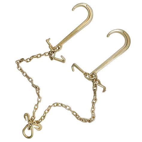 Grade 70 Alloy Steel Tow Chain With J Hook G70 Transport Chain And Transport Chain