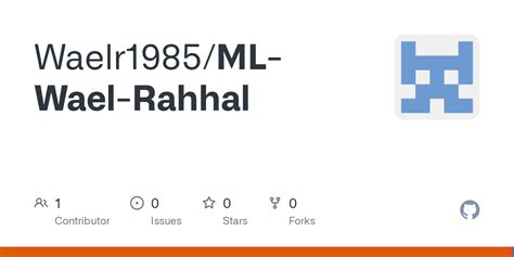 Github Waelr Ml Wael Rahhal