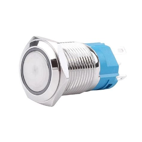 Led Lighted 19mm Stainless Steel Push Button Switch Waterproof Ip66 Momentary £6 53 Picclick Uk