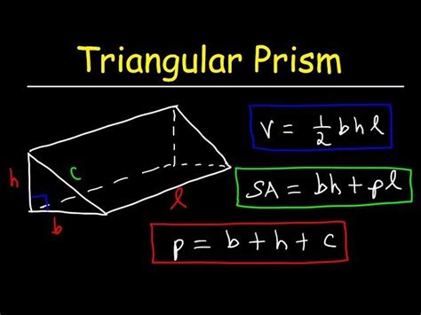 Free Video Triangular Prism Volume Surface Area Base And Lateral Area Formula Basic