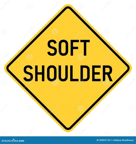 Vector Graphic Of A Usa Soft Shoulder Highway Sign It Consists Of The
