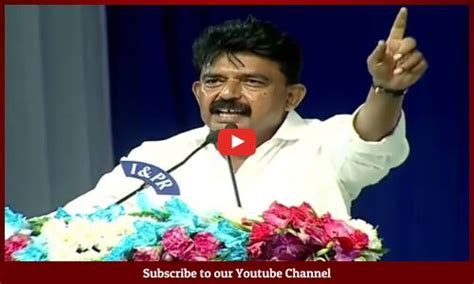 Perni Nani Speaks Of Retirement Says Bandar Port Public Meeting Could